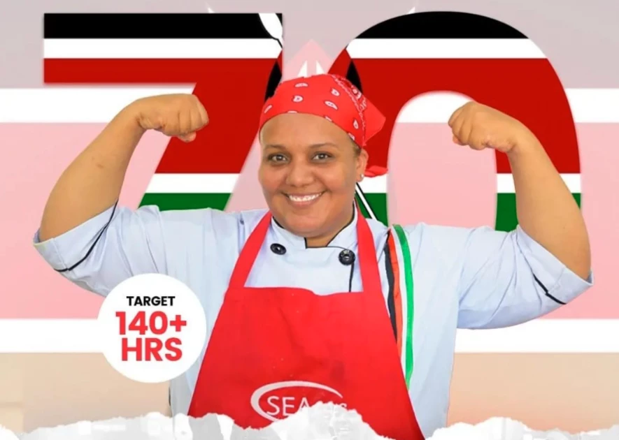 Kenyan Chef Maliha Sets New Guinness World Record for Longest Solo ...